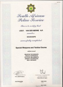 SADF/SANDF and SAPS Training Qualfications – SFC Defence Academy
